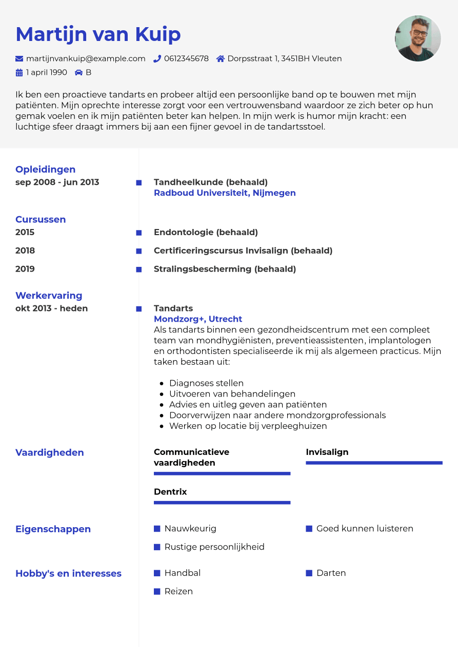 CV-templates en lay-outs - CV.nl