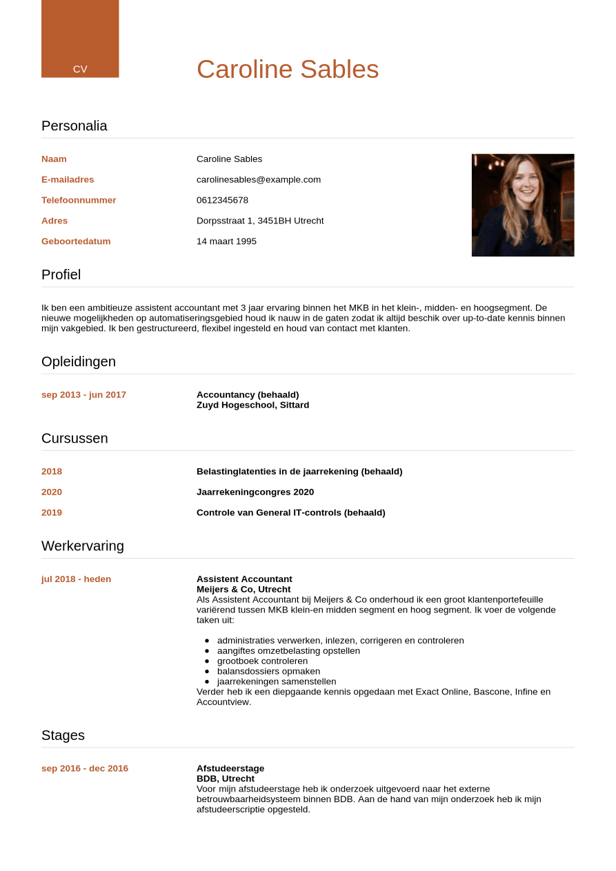 CV maken? Gemakkelijk invullen en direct downloaden 📄 - CV.nl