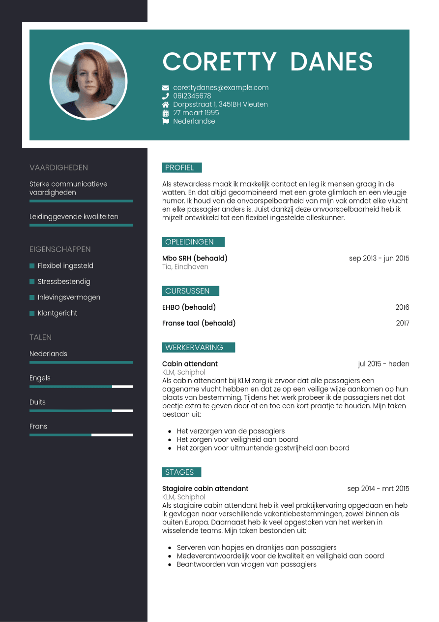 CV-templates en lay-outs - CV.nl