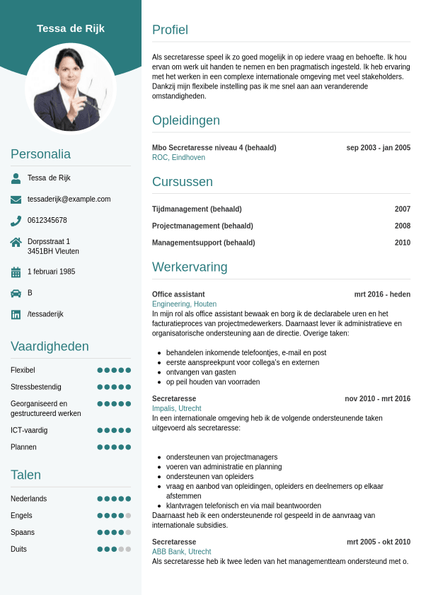 CV voorbeelden - CV.nl
