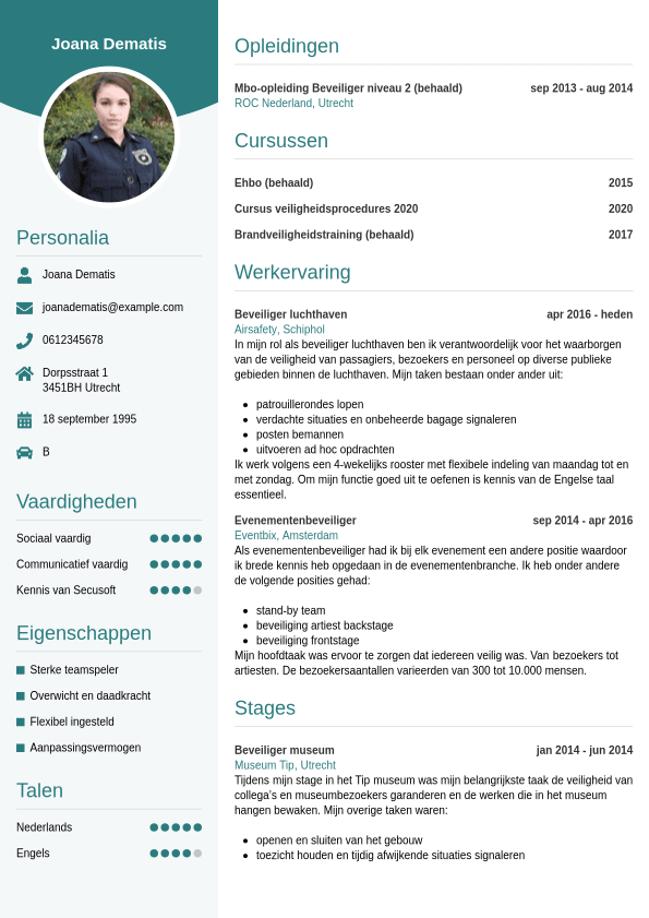 CV voorbeelden - CV.nl