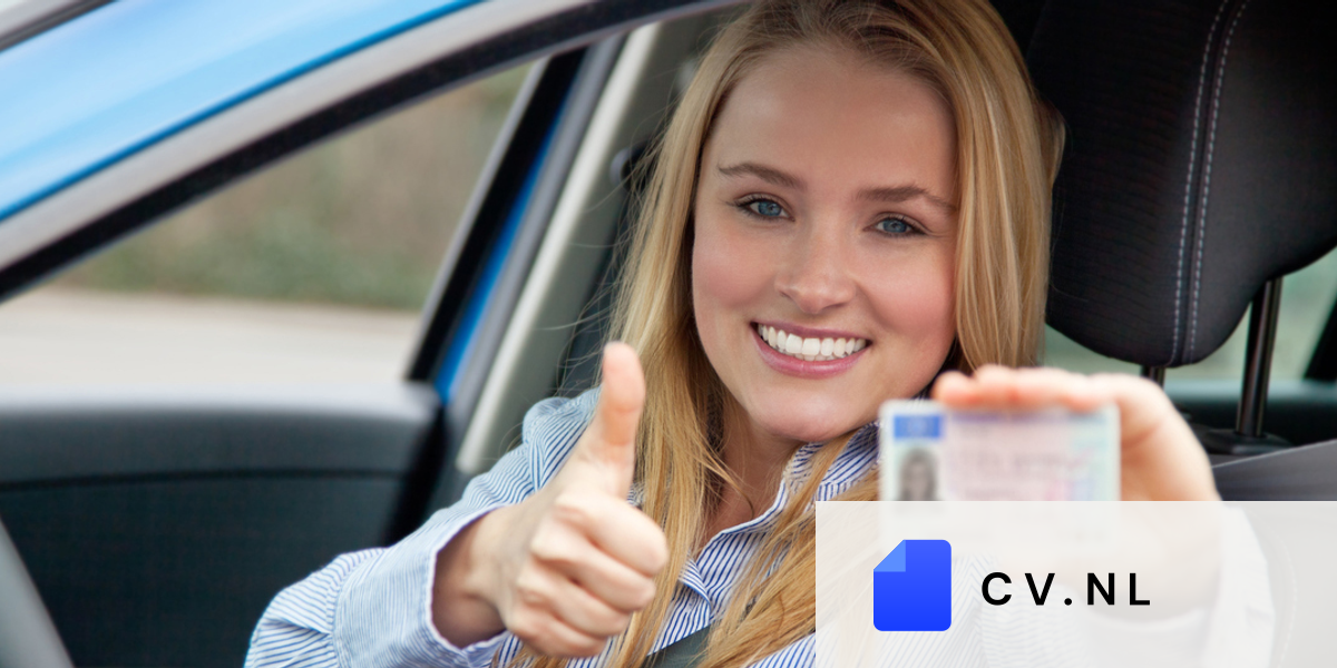 Bezit rijbewijs op je cv vermelden? - CV.nl